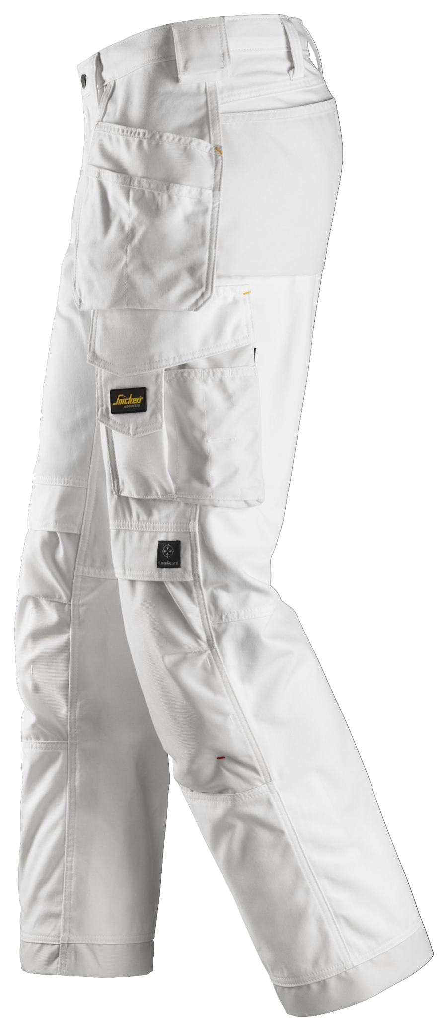 Snickers 3214 Håndværker buks med hylsterlommer, Canvas+, White/White ...